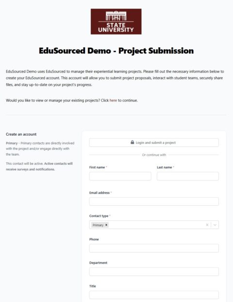 Sourcing Experiential Learning Projects - EduSourced